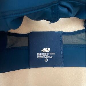 Parade | Intimates & Sleepwear | Parade Silky Mesh Plunge Teal Blue ...